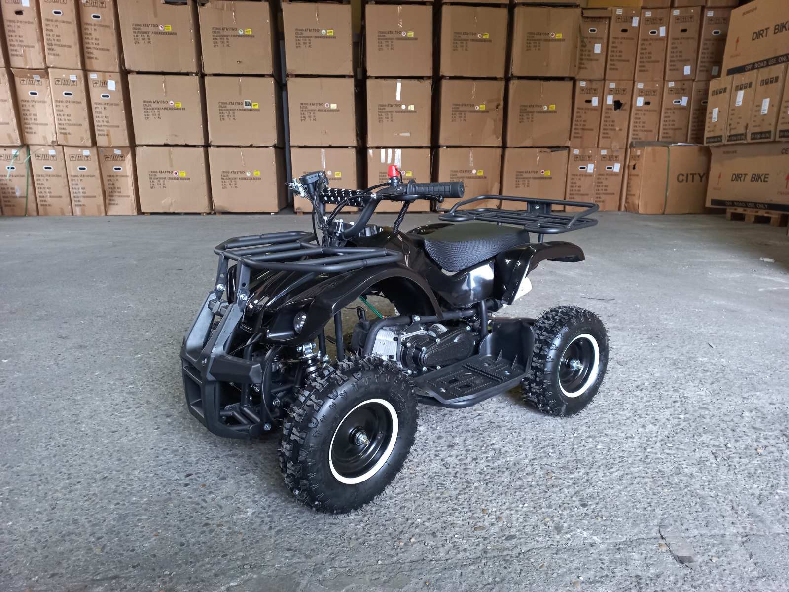 Benzines gyerek quad kétütemű KXD M7 fekete - quaddepo.com