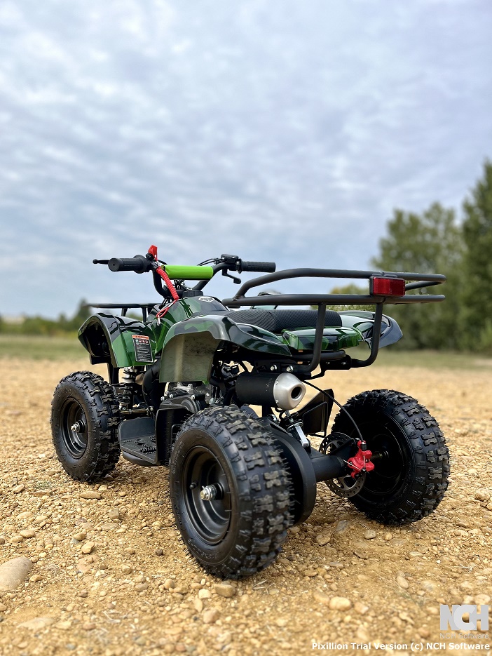 Kétütemű gyerek quad KXD M7 benzines berántós - quaddepo.com