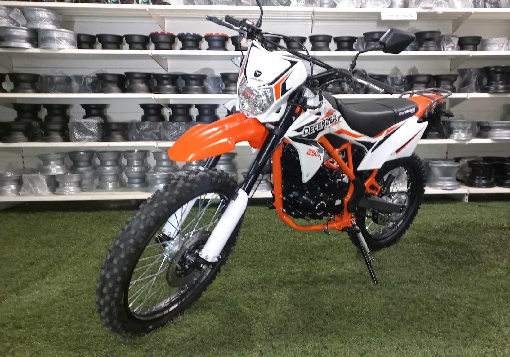 250cc Dirt bike 21/18 kerékkel DF250 narancs - quaddepo.com