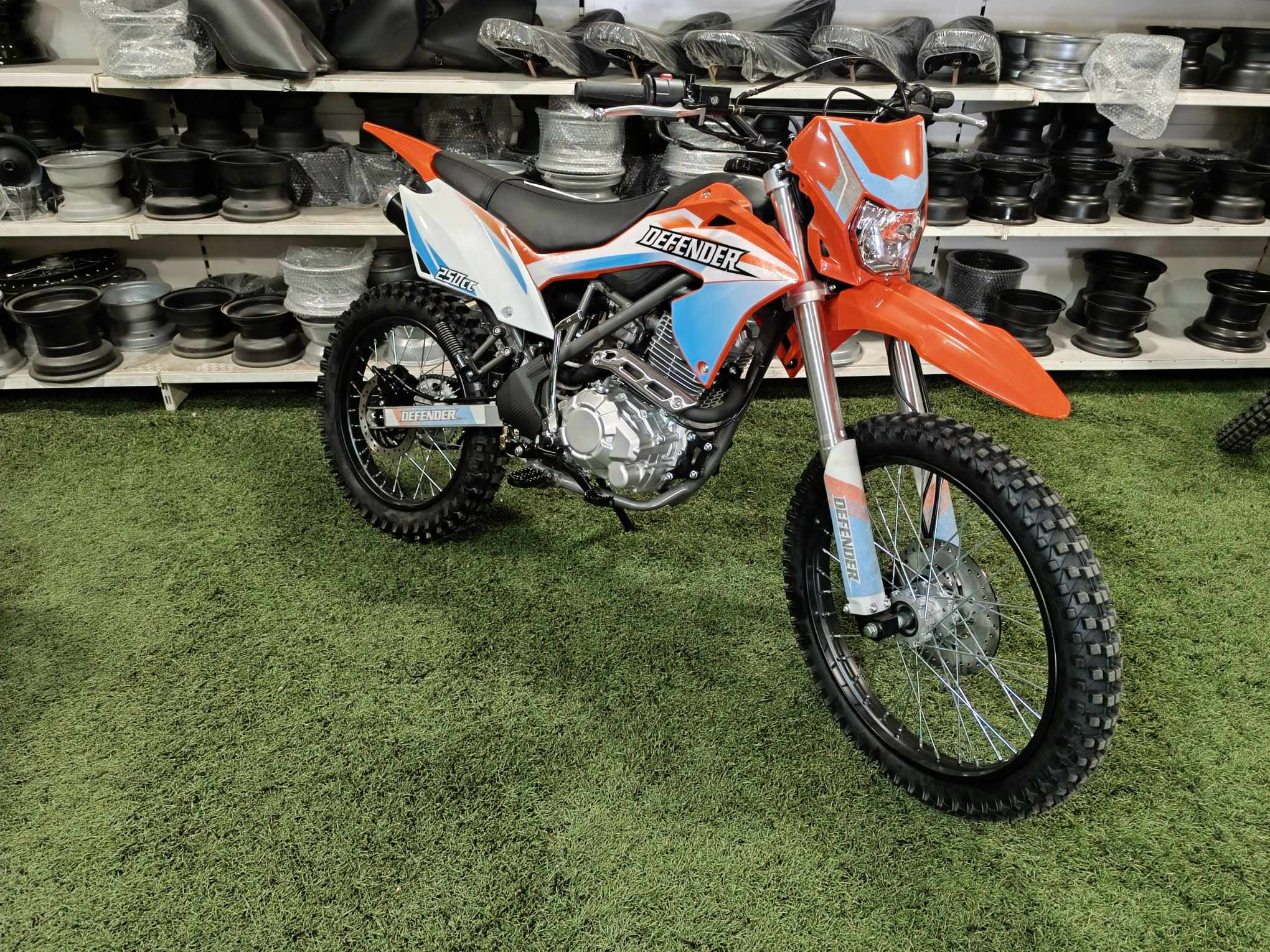 250cc Dirt bike 21/18 kerékkel DF250 narancs - quaddepo.com