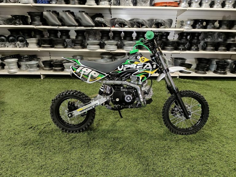 Automata 125cc dirt bike / pitbike 14/12 kerék zöld - quaddepo.com